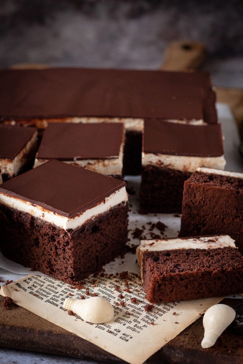 Schokoladen-Pudding-Kuchen - Glücksgenuss