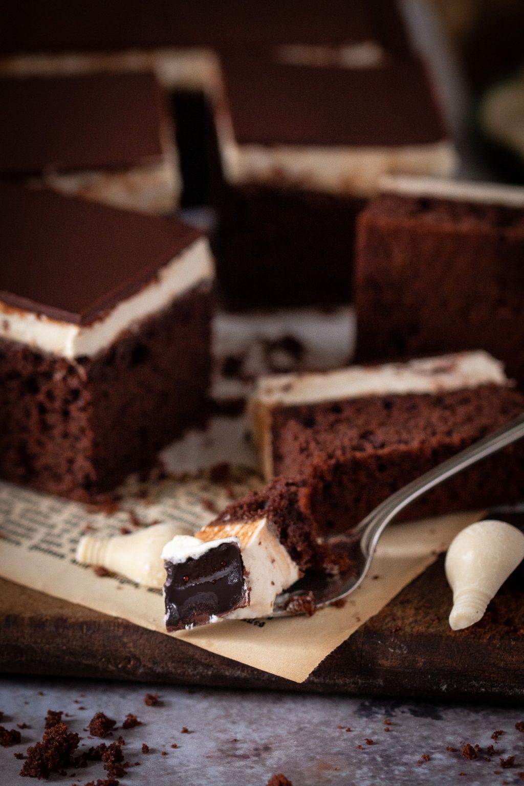 Schokoladen-Pudding-Kuchen - Glücksgenuss
